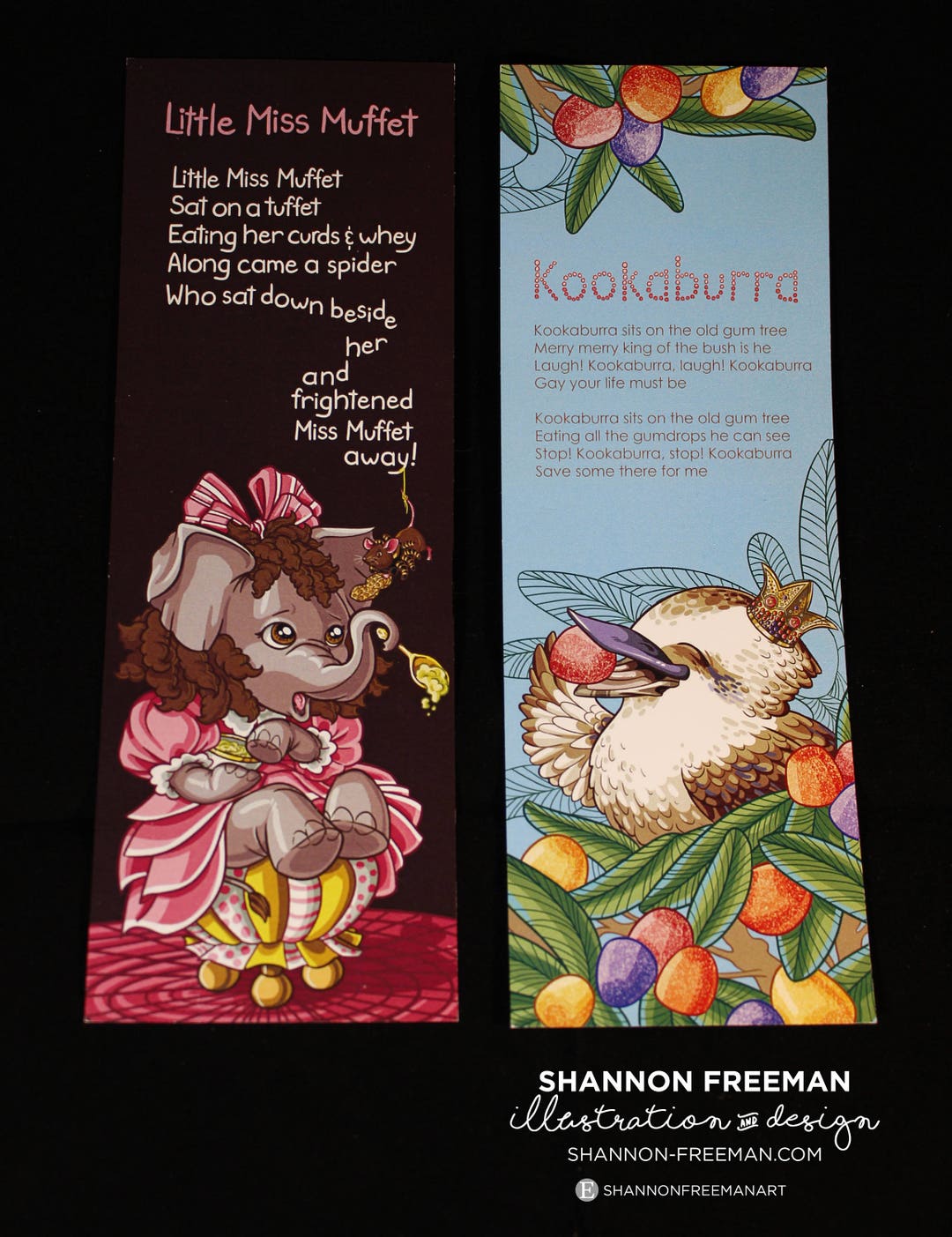 Jumbo Nursery Bookmarks (2 Pack) - Etsy