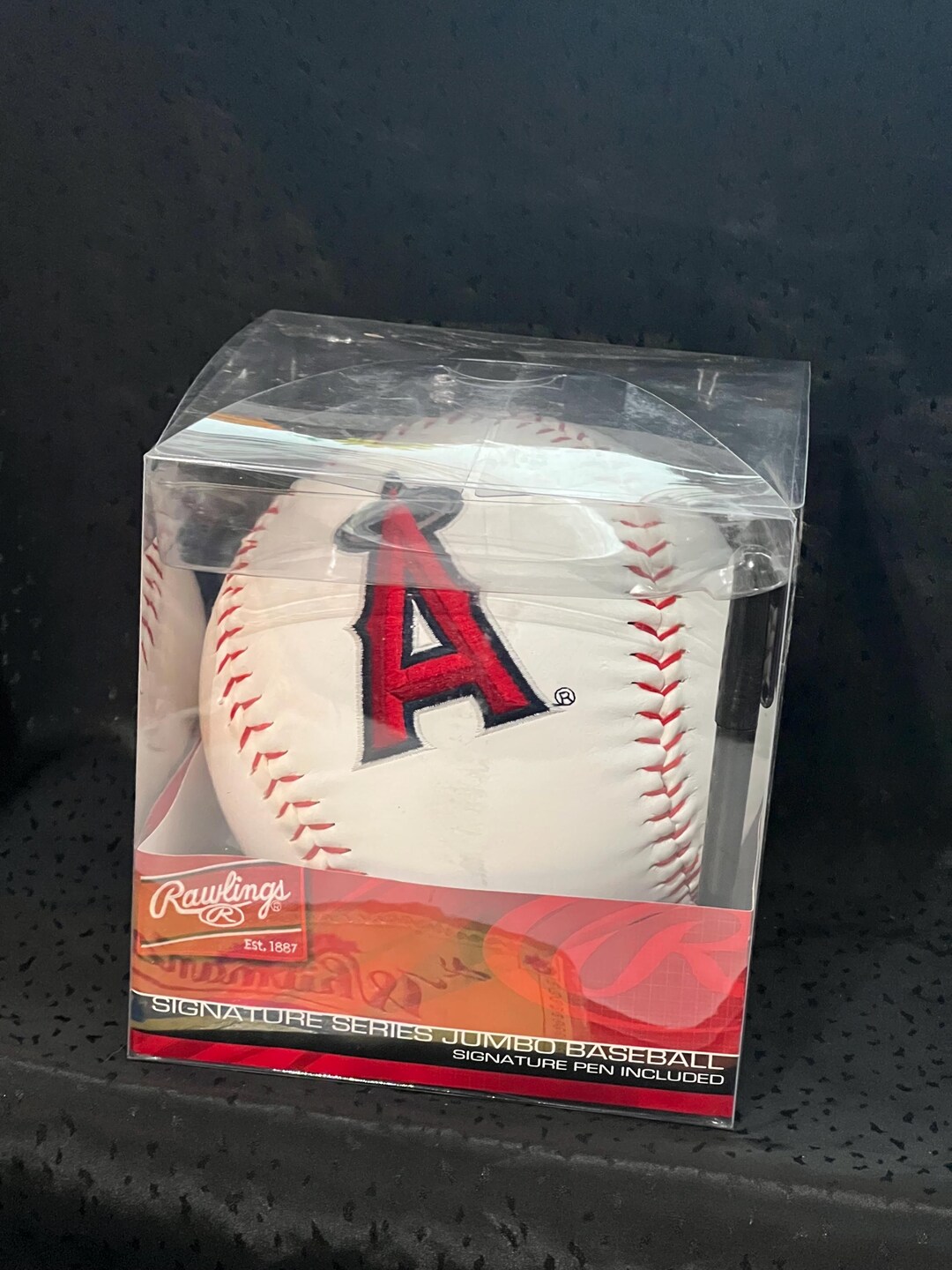 MLB Rawlings California Angels Signature Series Jumbo Baseball (new in ...