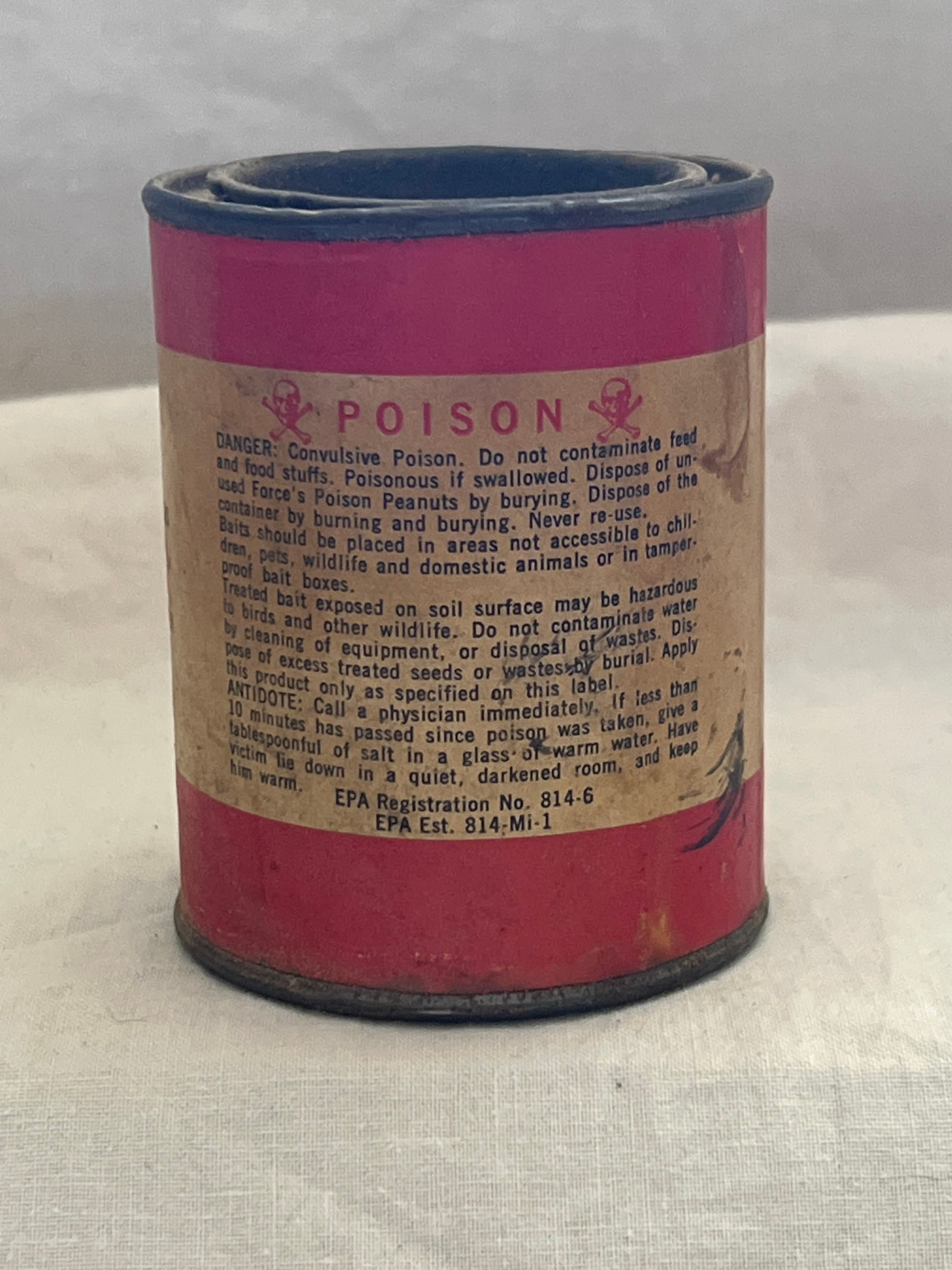 3x3 Forces Poison Peanuts Vintage Tin - Etsy