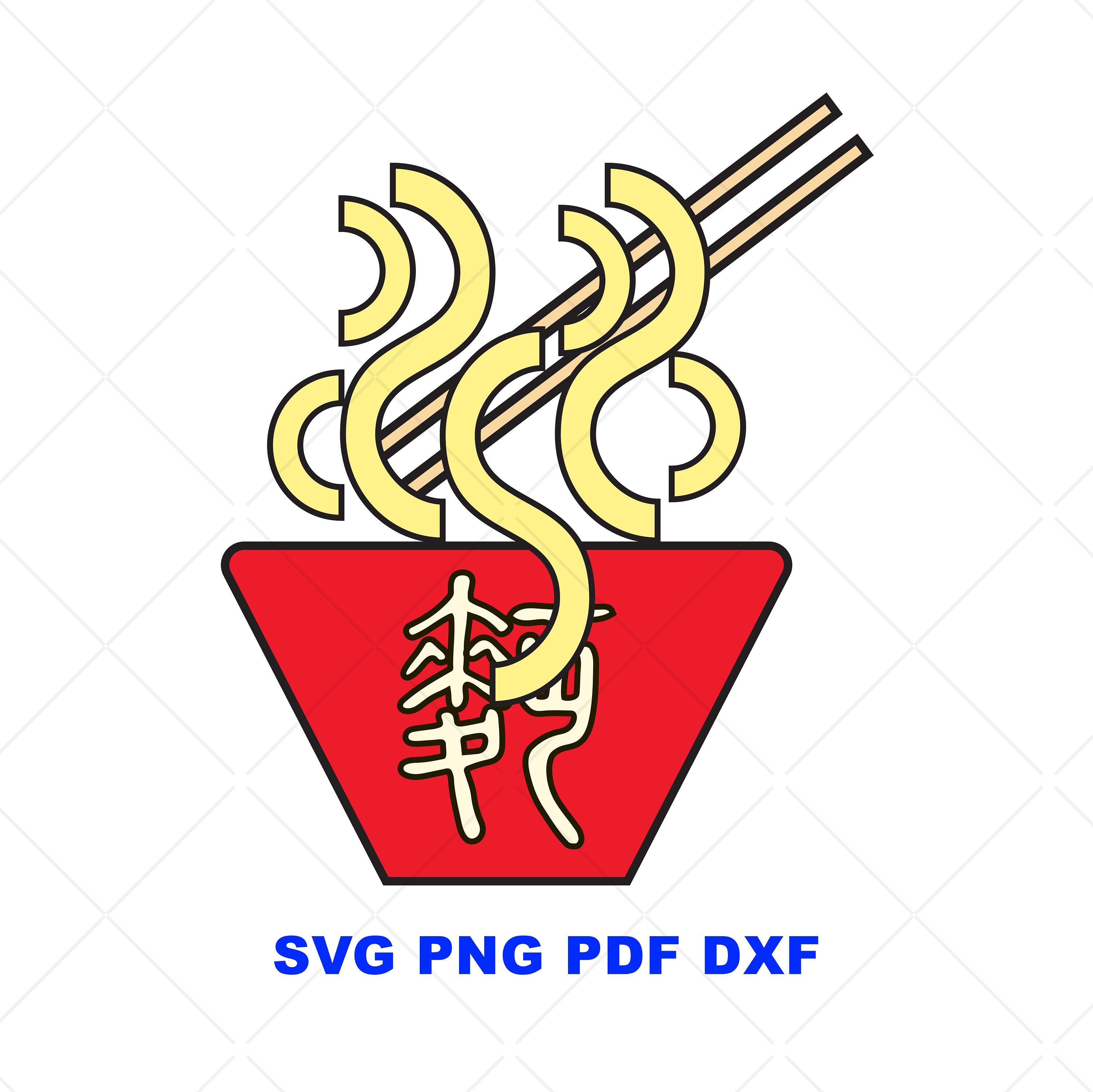 Chinese Noddles Svg Chinese Noddles Png Chinese Noddles Pdf - Etsy
