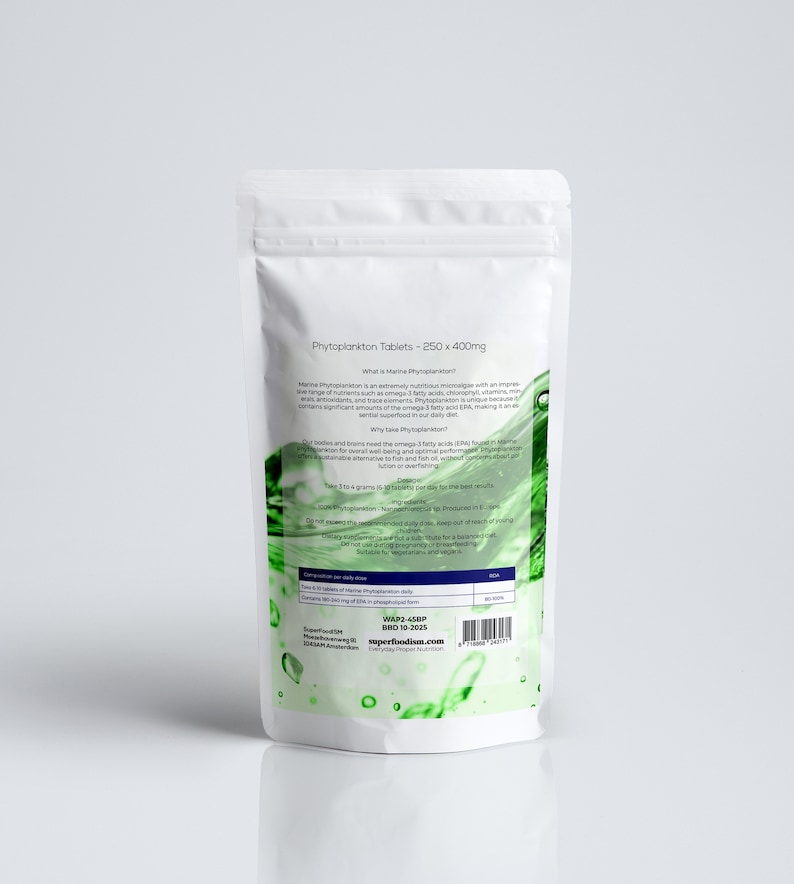 New Marine Phytoplankton Tablets 100 GRAM 250 X 400 Mg - Etsy