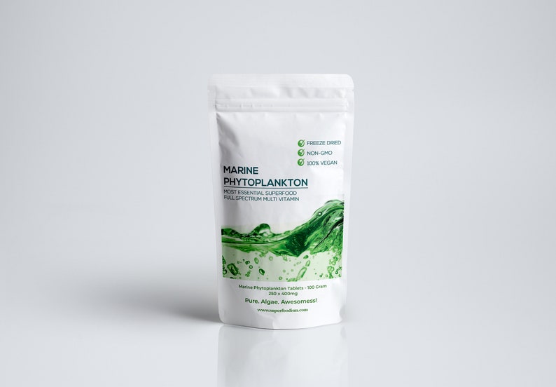 New Marine Phytoplankton Tablets 100 GRAM 250 X 400 Mg - Etsy