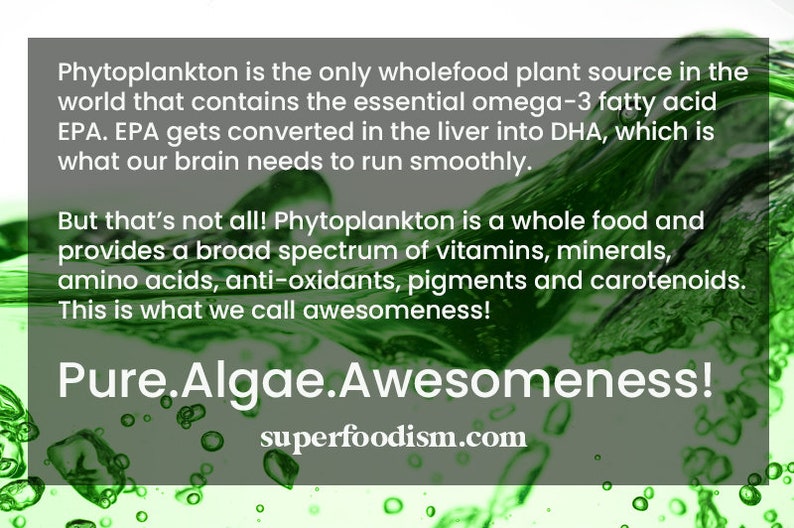 Marine Phytoplankton Powder 500 Gram - Etsy