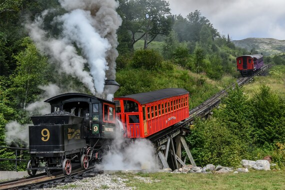 Train Photograph & Steam Engine Landscape Fine Art | Etsy