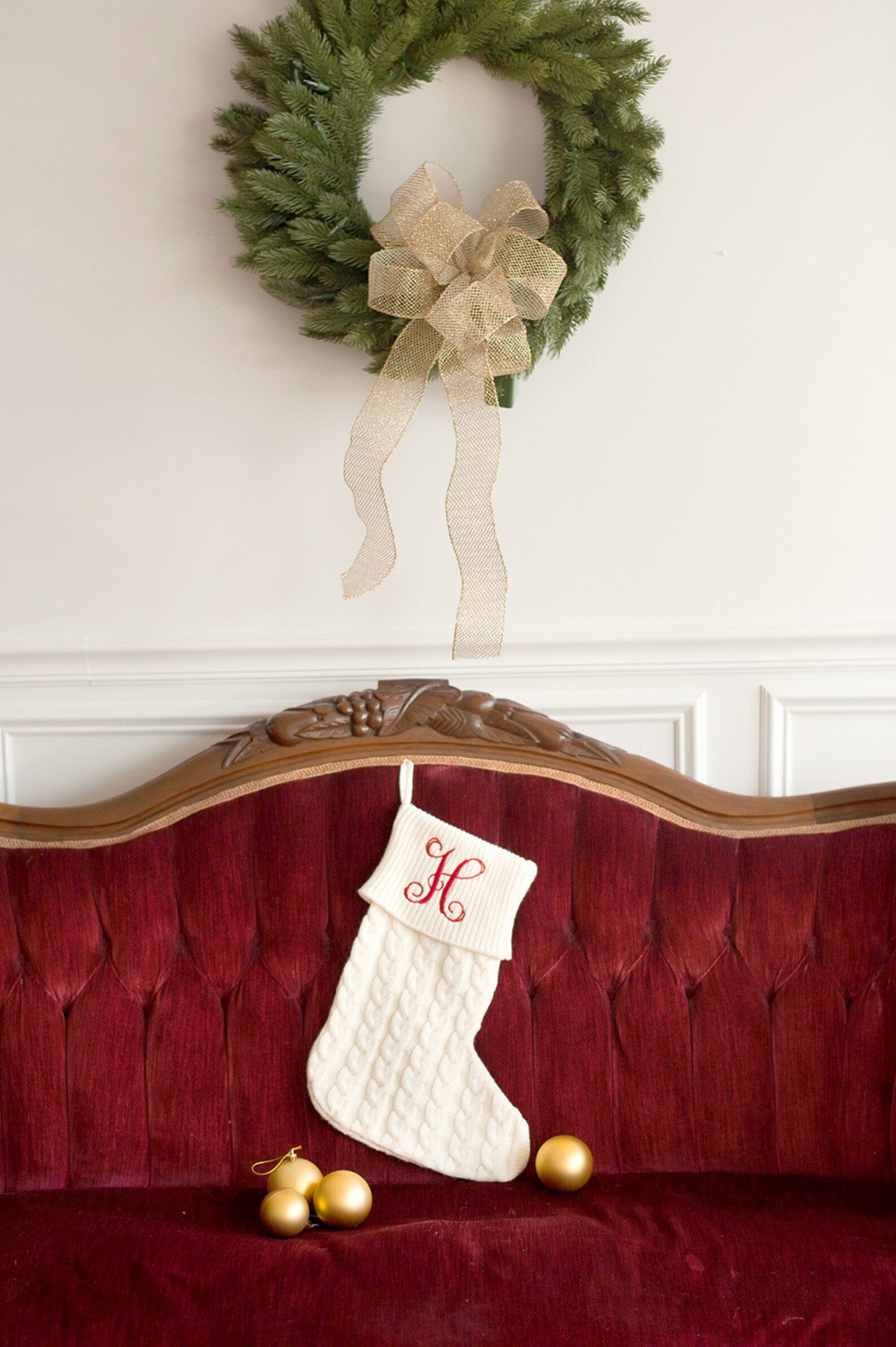 Personalized Stockings Traditional Christmas Stocking | Etsy