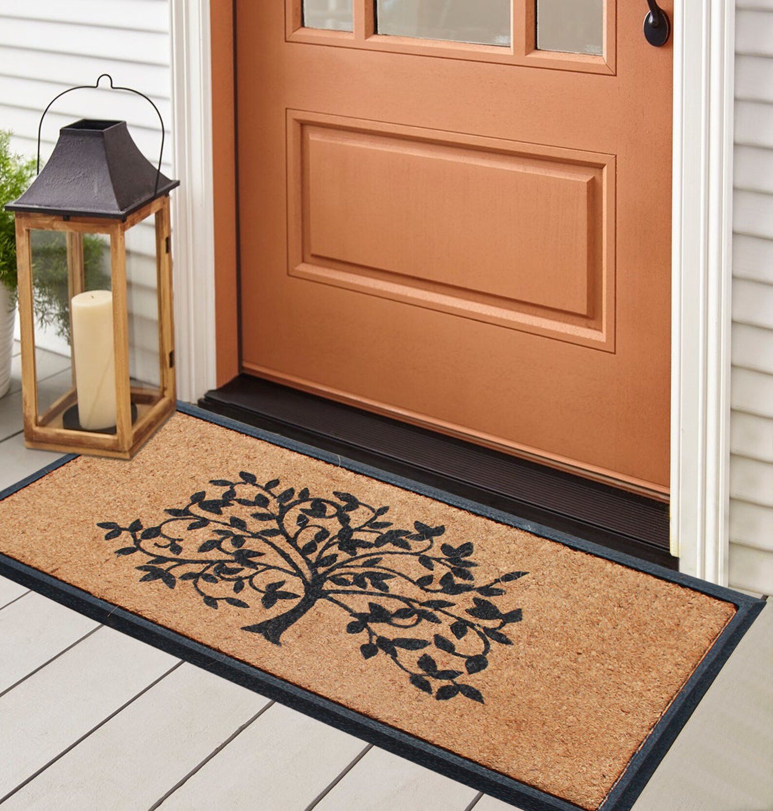 A1HC Natural Coir and Rubber Large Door Mat 18x48thick - Etsy