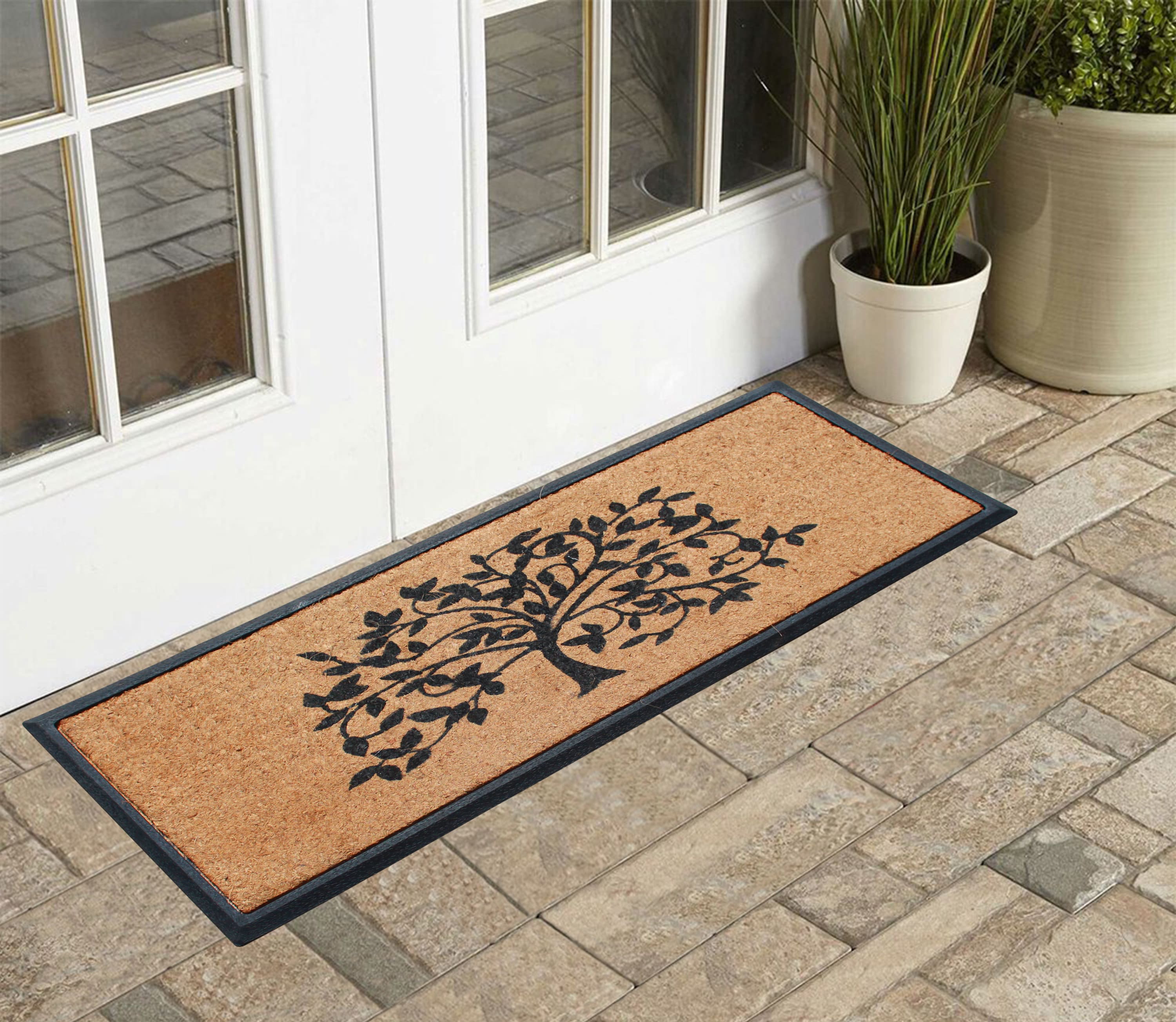 A1HC Natural Coir and Rubber Large Door Mat 18x48thick - Etsy