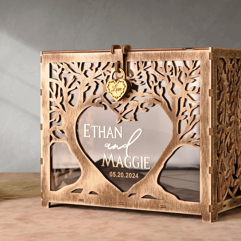 Card Holder Wedding Lock - Etsy UK