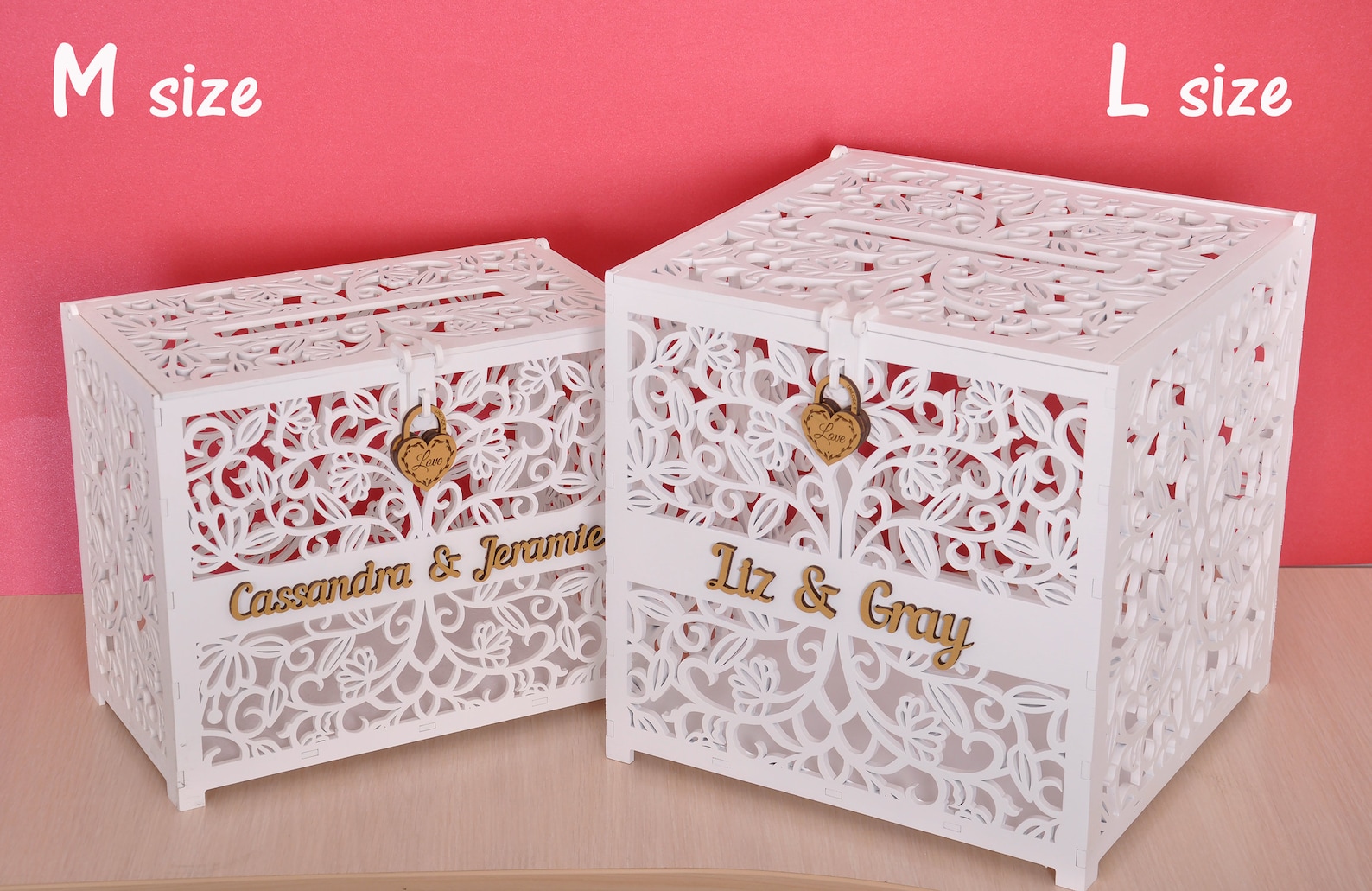 Wedding Card Box With Slot. Wedding Envelope Box. - Etsy