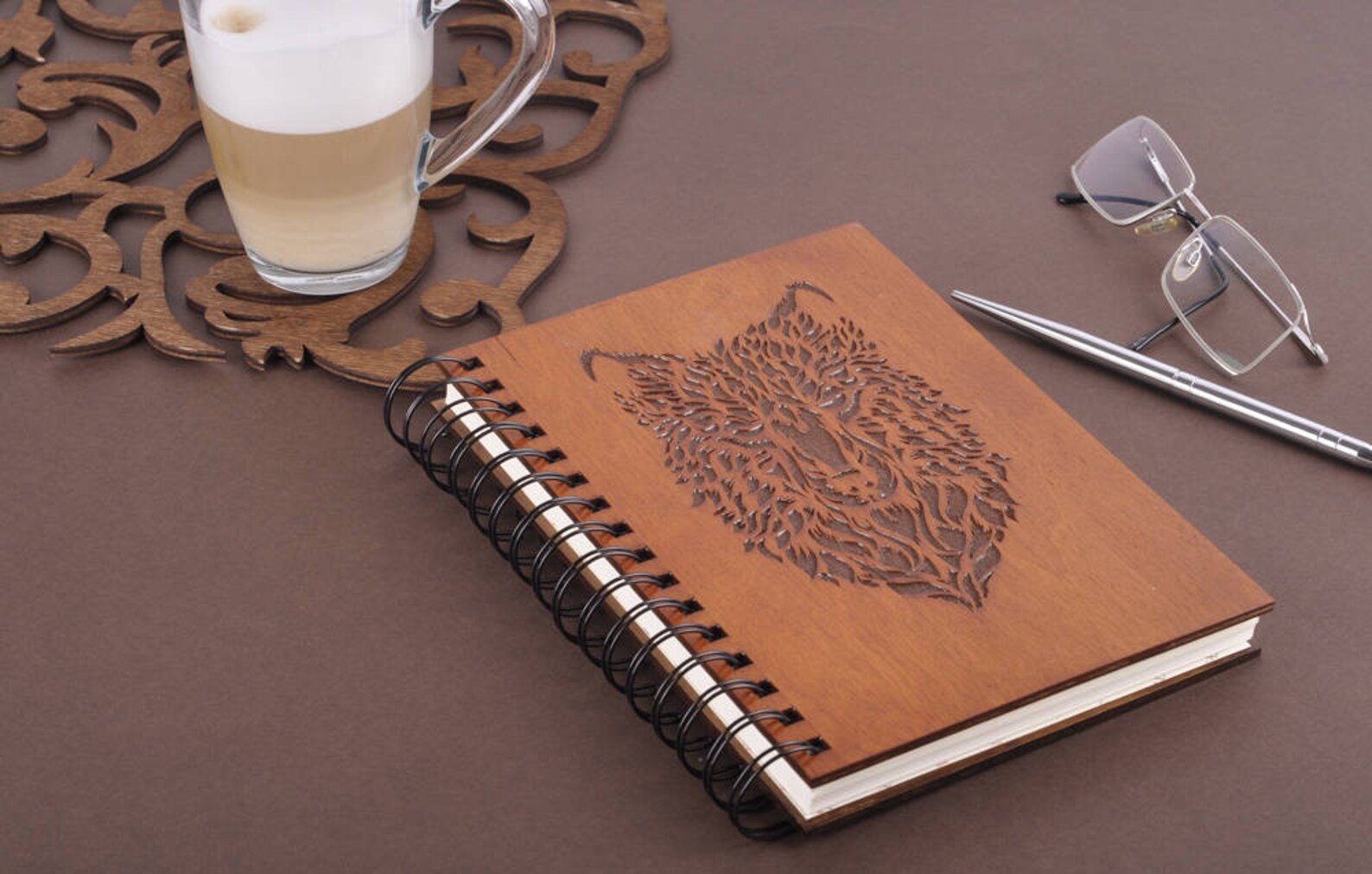 Wolf Journal Watercolor Journal - Etsy