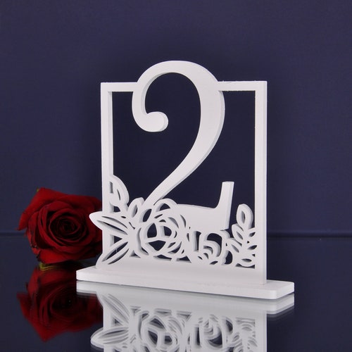 Shell Table Numbers Beach Wedding Shell Cards Surf and Turf - Etsy
