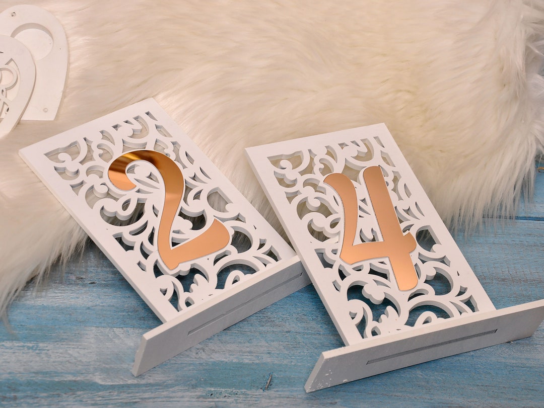 Gold Table Numbers. Silver Table Numbers. Restaurant Table Numbers - Etsy