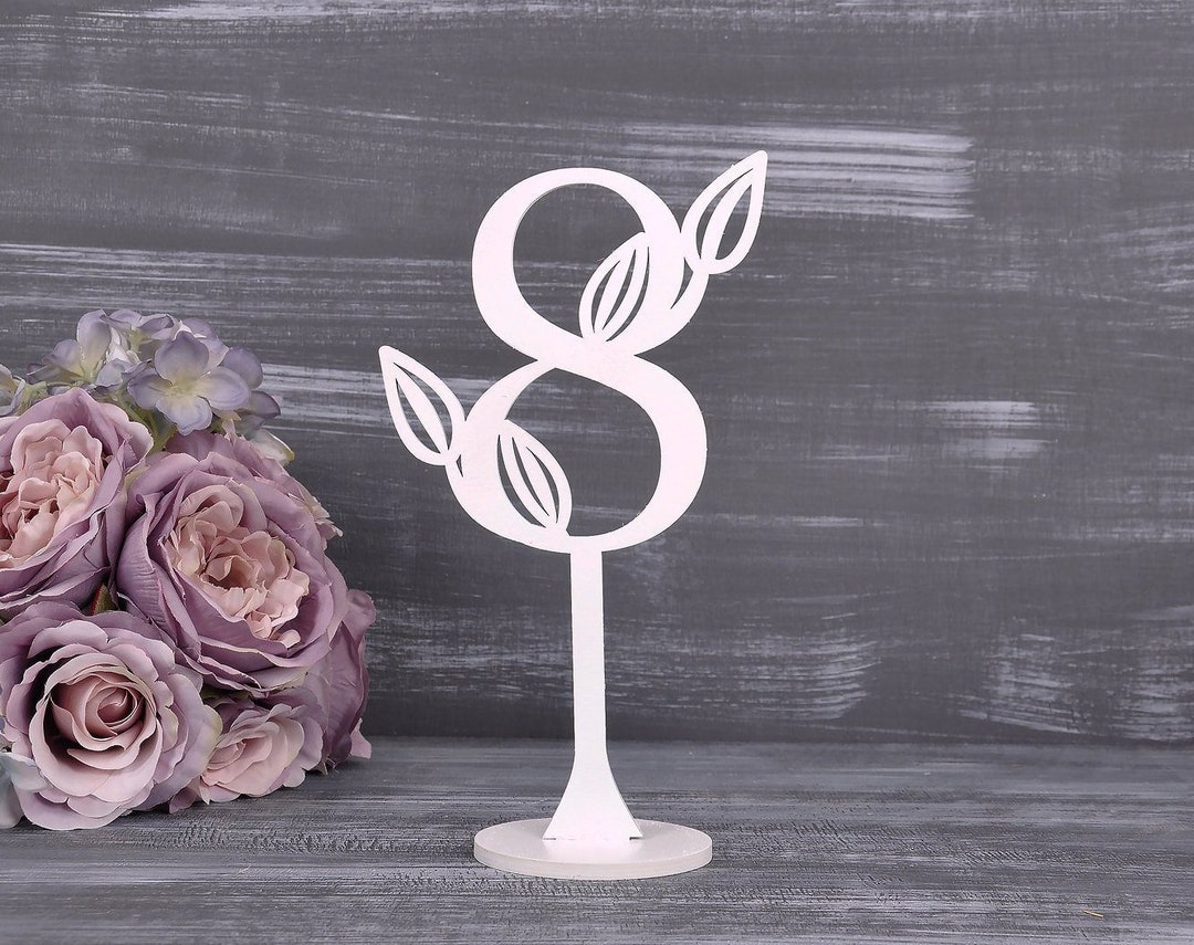 Wooden Wedding Table Numbers Wedding Table Number - Etsy