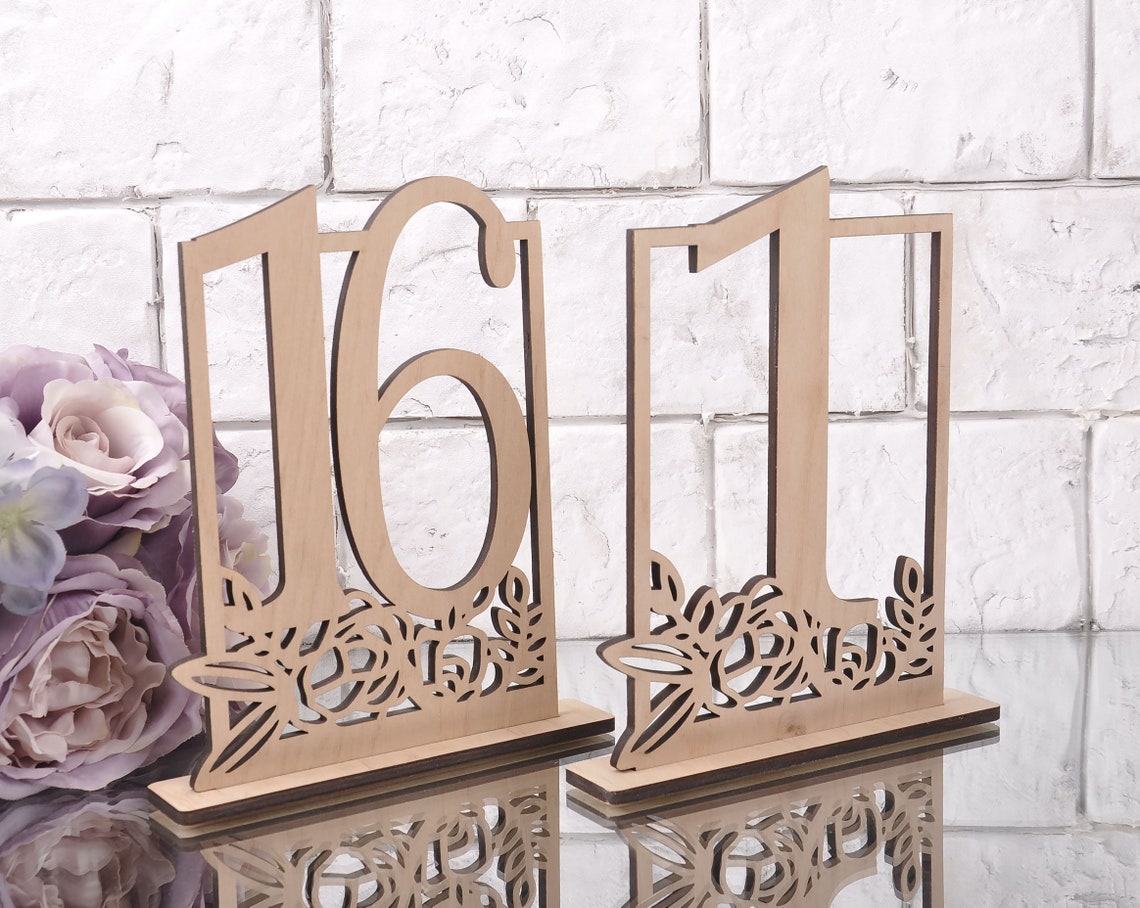 Wedding table numbers. wedding table number. | Etsy