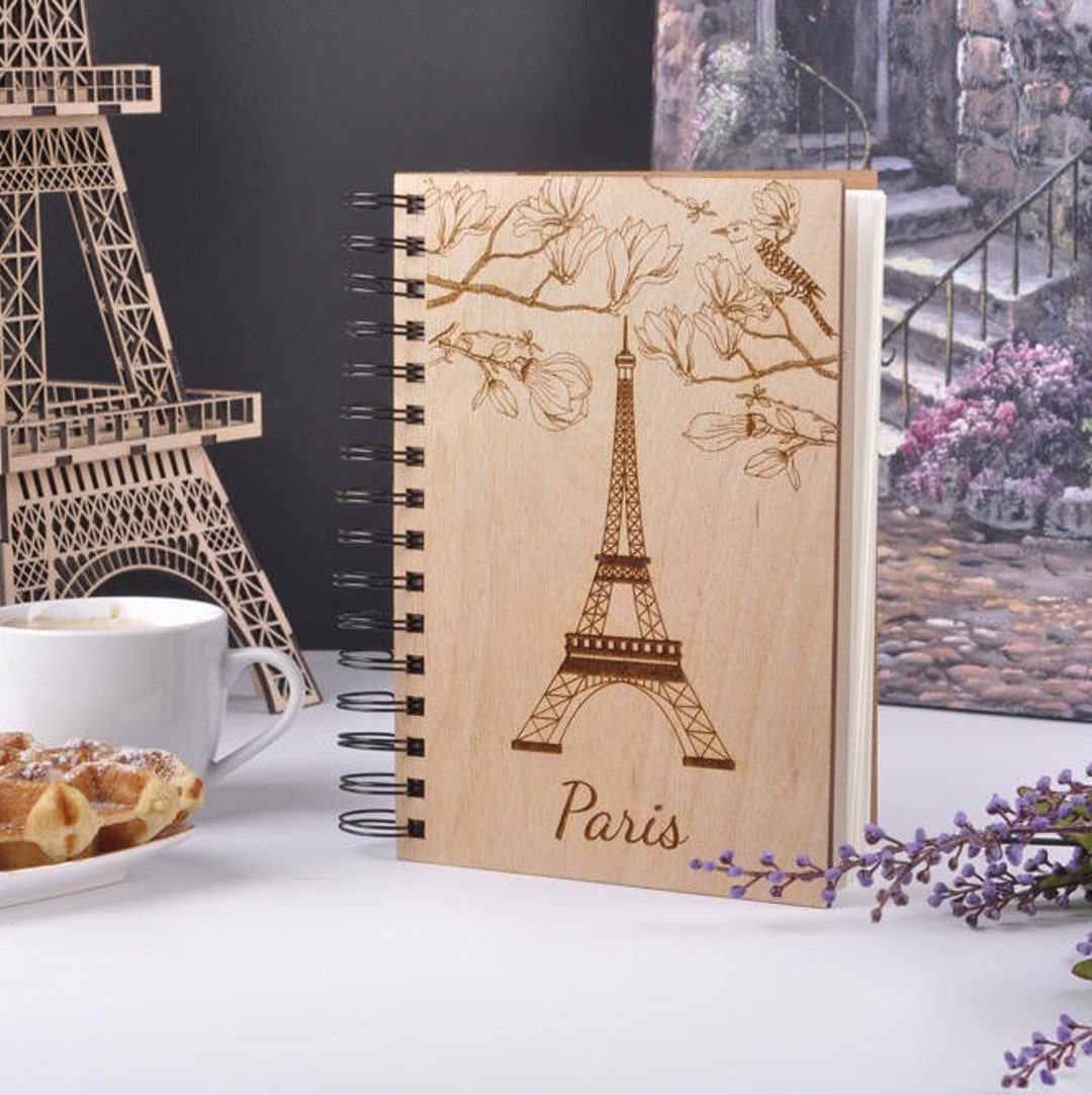 Wooden Notebook French Style Wooden Diaries Notebook Inspirational ...