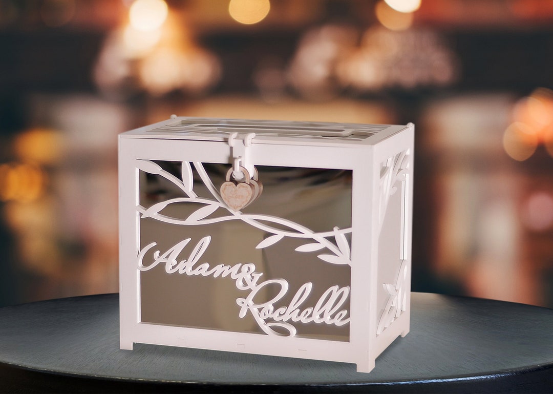 Wedding Card Box With Lock. Gold Wedding Card Box. Silver Wedding Card ...