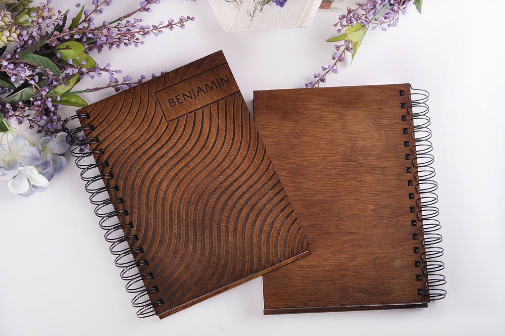 Wood Journal. Travel Journal. Wooden Notebook. Wood Notebook. - Etsy