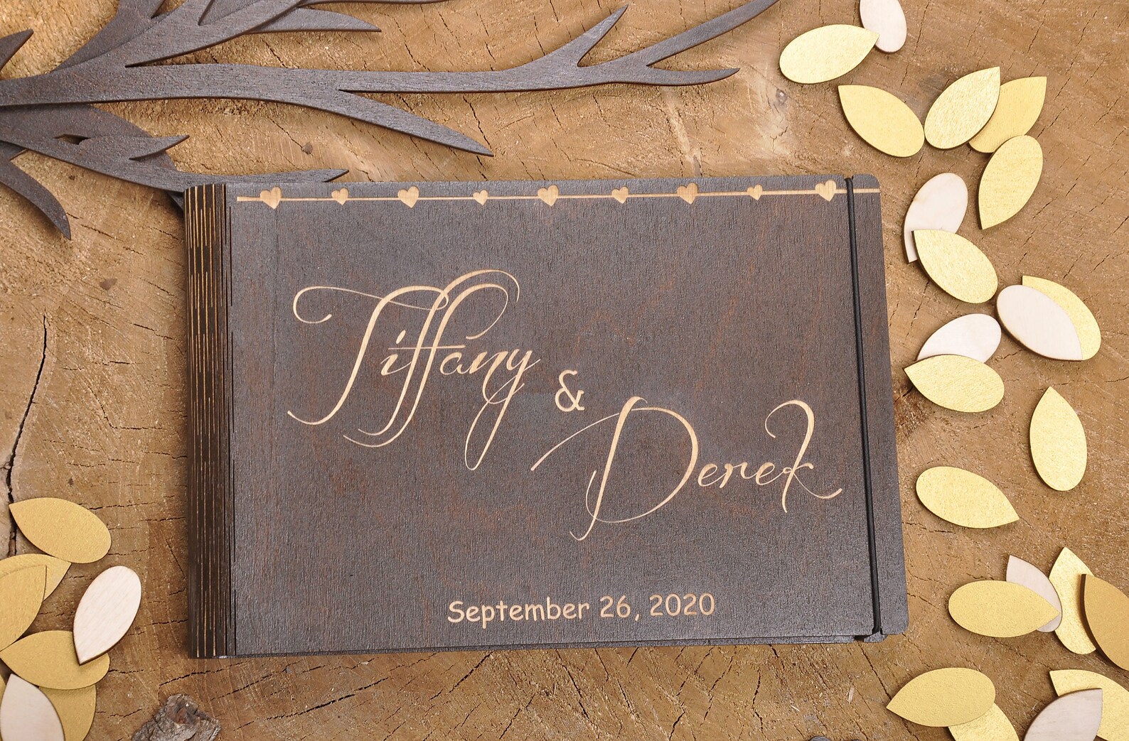 Wedding Photo Album With Names and Wedding Date - Etsy
