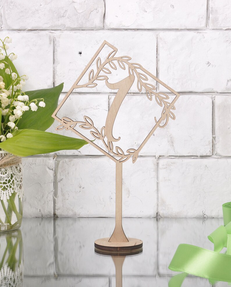 Wooden Table Numbers. Wedding Table Numbers. Rustic Table Numbers. - Etsy