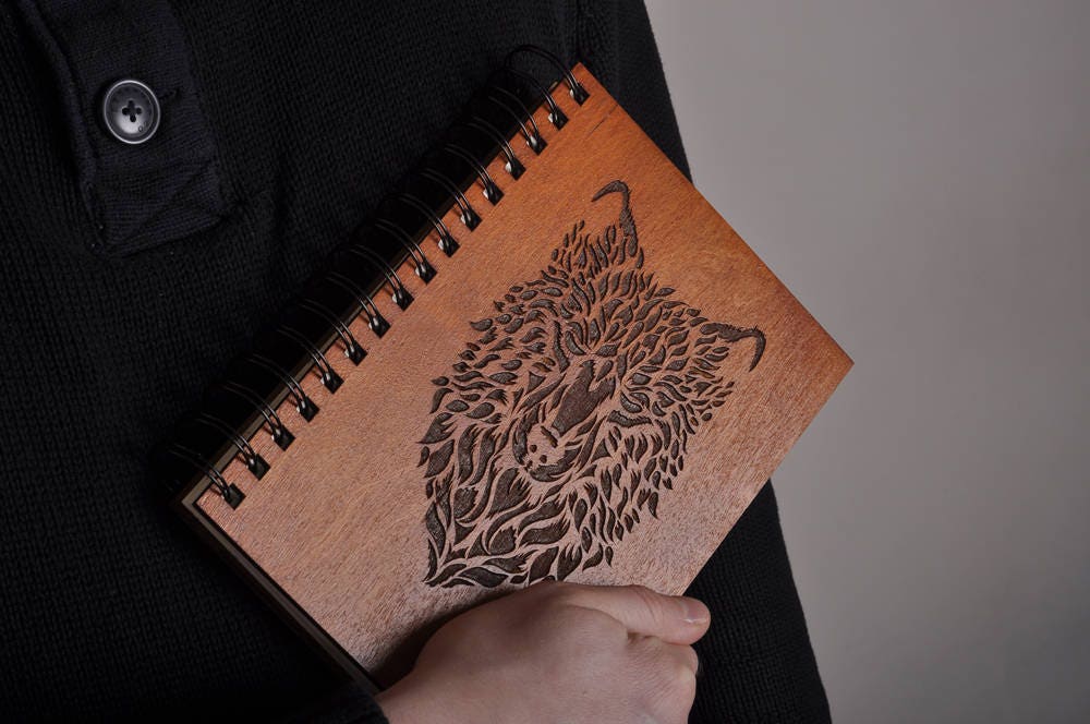 Wolf Journal Watercolor Journal - Etsy