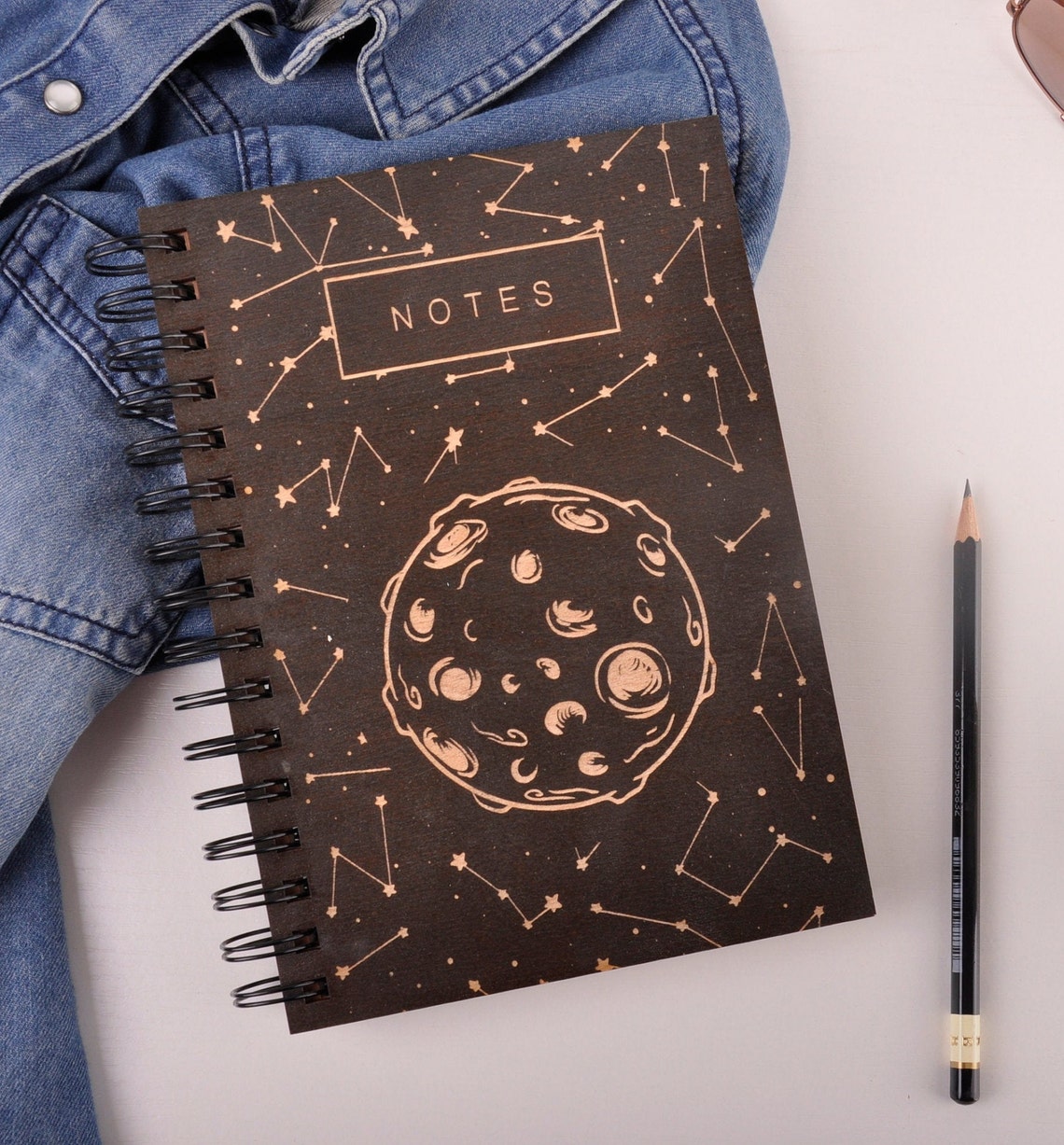 Wood Journal Wood Journal Wooden Journal Journal A6 - Etsy