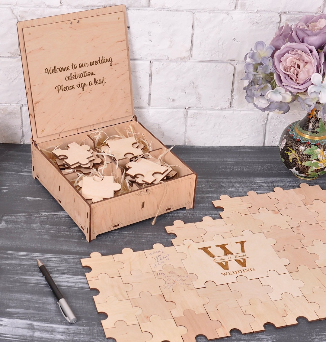 Puzzle Guest Book. Alternative Wedding Guest Book. - Etsy