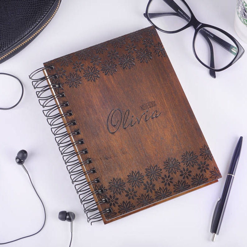 Wooden Notebook Wood Notebook Personalized Notebook - Etsy