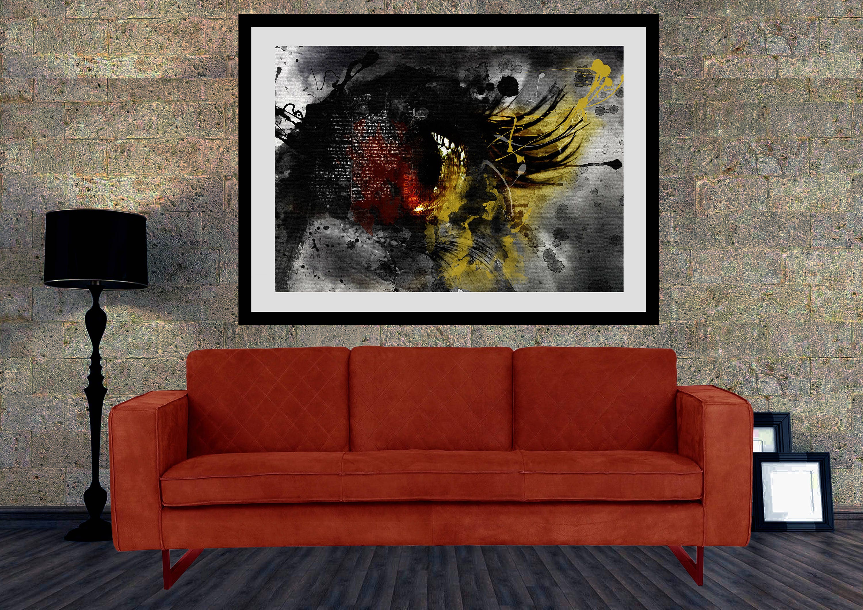 Printable High Resolution Artwork Image of an Abstract Eye. Instant ...
