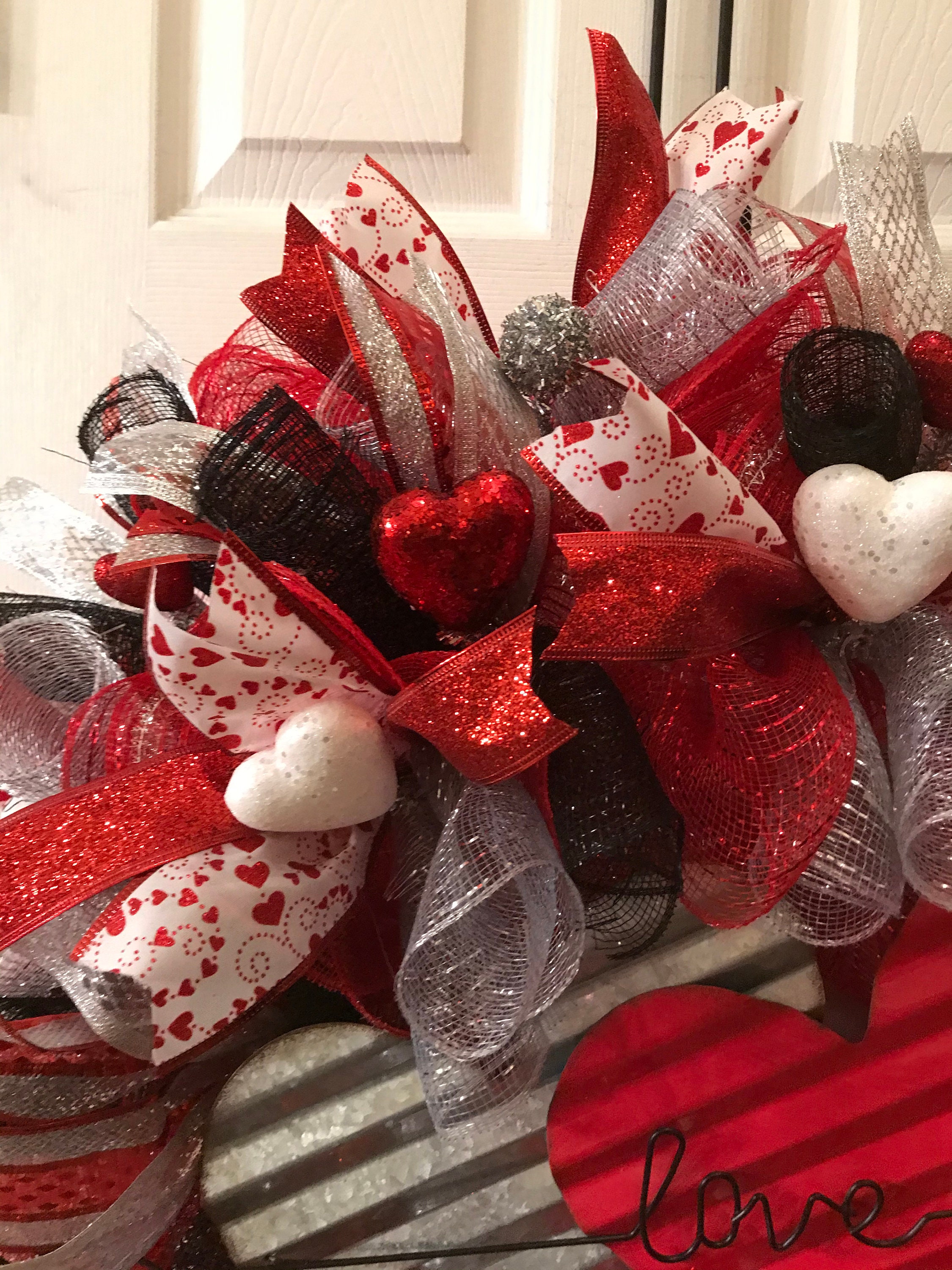 Corona de San Valentín Coronas de San Valentín Corona de - Etsy España