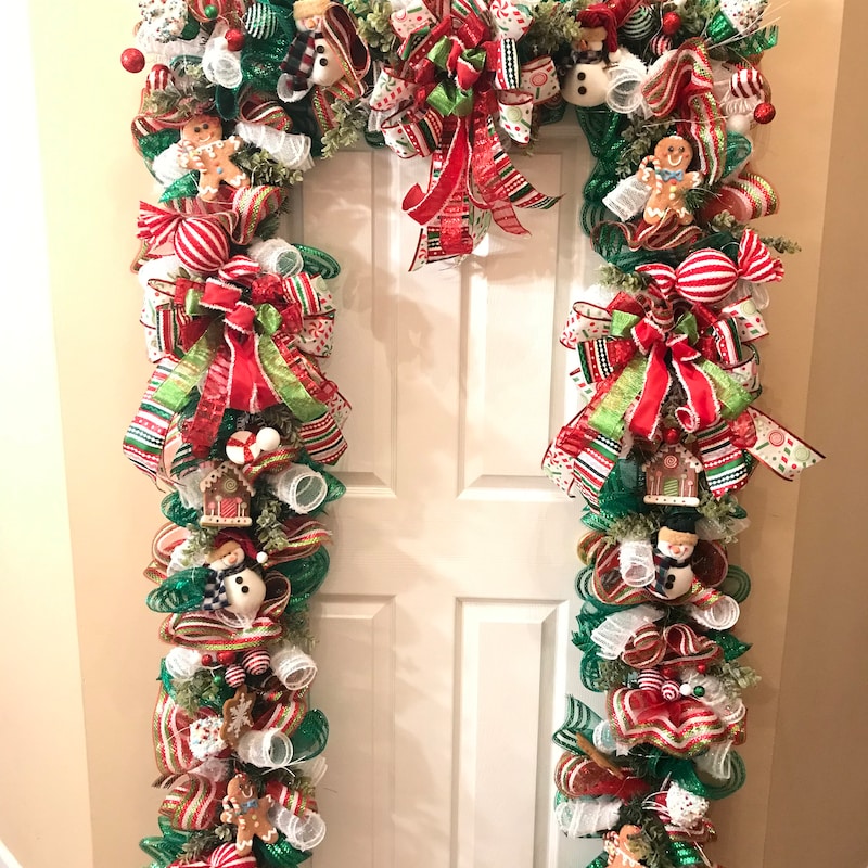 Christmas Door Garland - Etsy