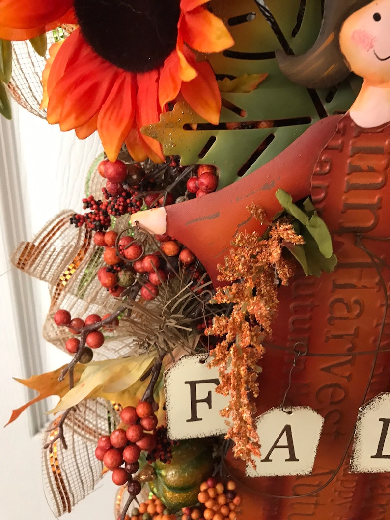 Fall Swag Angel Swag Door Swag Wall Swag Fall Wreath Door - Etsy
