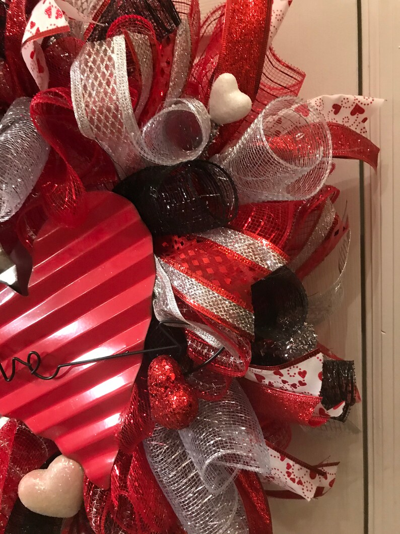 Corona de San Valentín Coronas de San Valentín Corona de - Etsy España