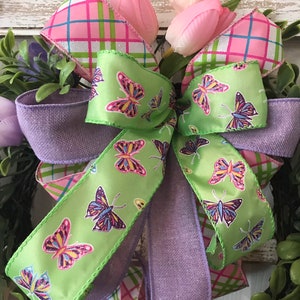 Window Frame Floral Hanger, Spring Decor, Spring Door Hanger, Spring ...