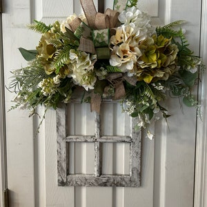 Ready to Ship Window Pane Swag Floral Arrangement, Everyday Arrangement ...