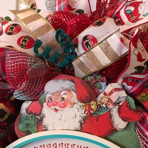 Santa's Countdown to Christmas, Christmas Decor, Christmas Wreaths ...