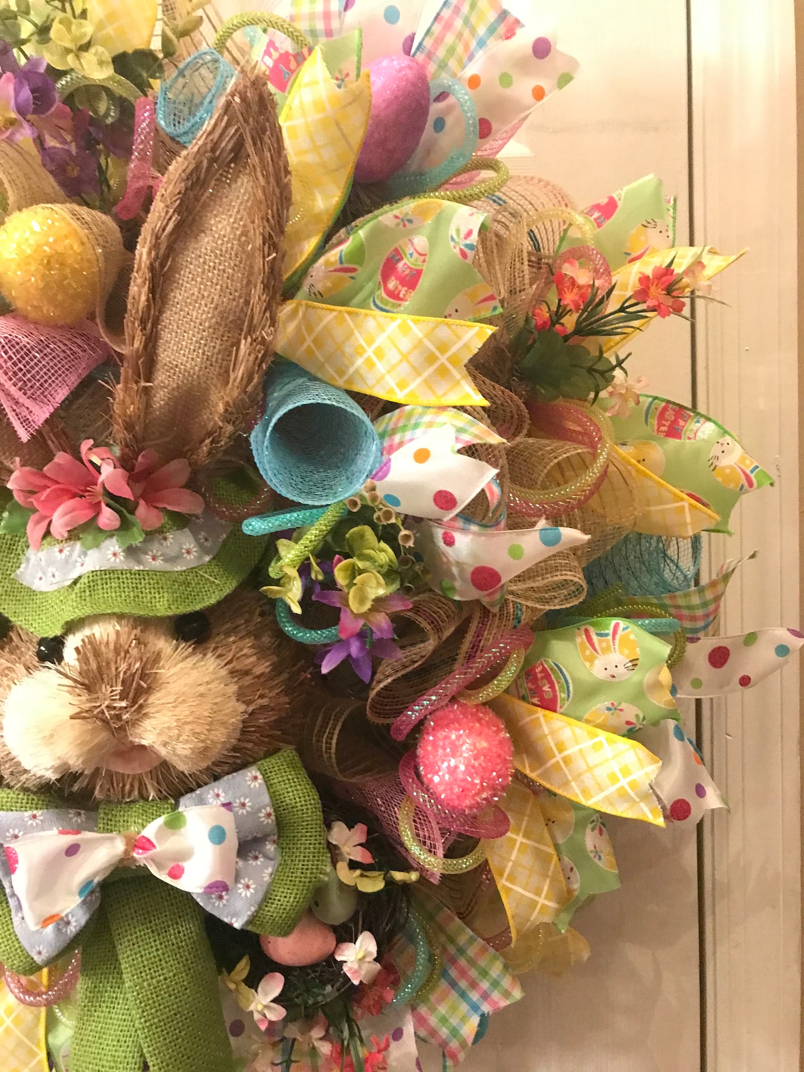 Easter Bunny Easter Decor Easter Wreath Sissal Bunny - Etsy