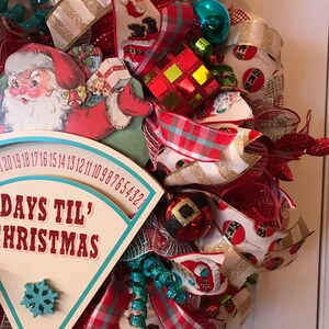 Santa's Countdown to Christmas, Christmas Decor, Christmas Wreaths ...