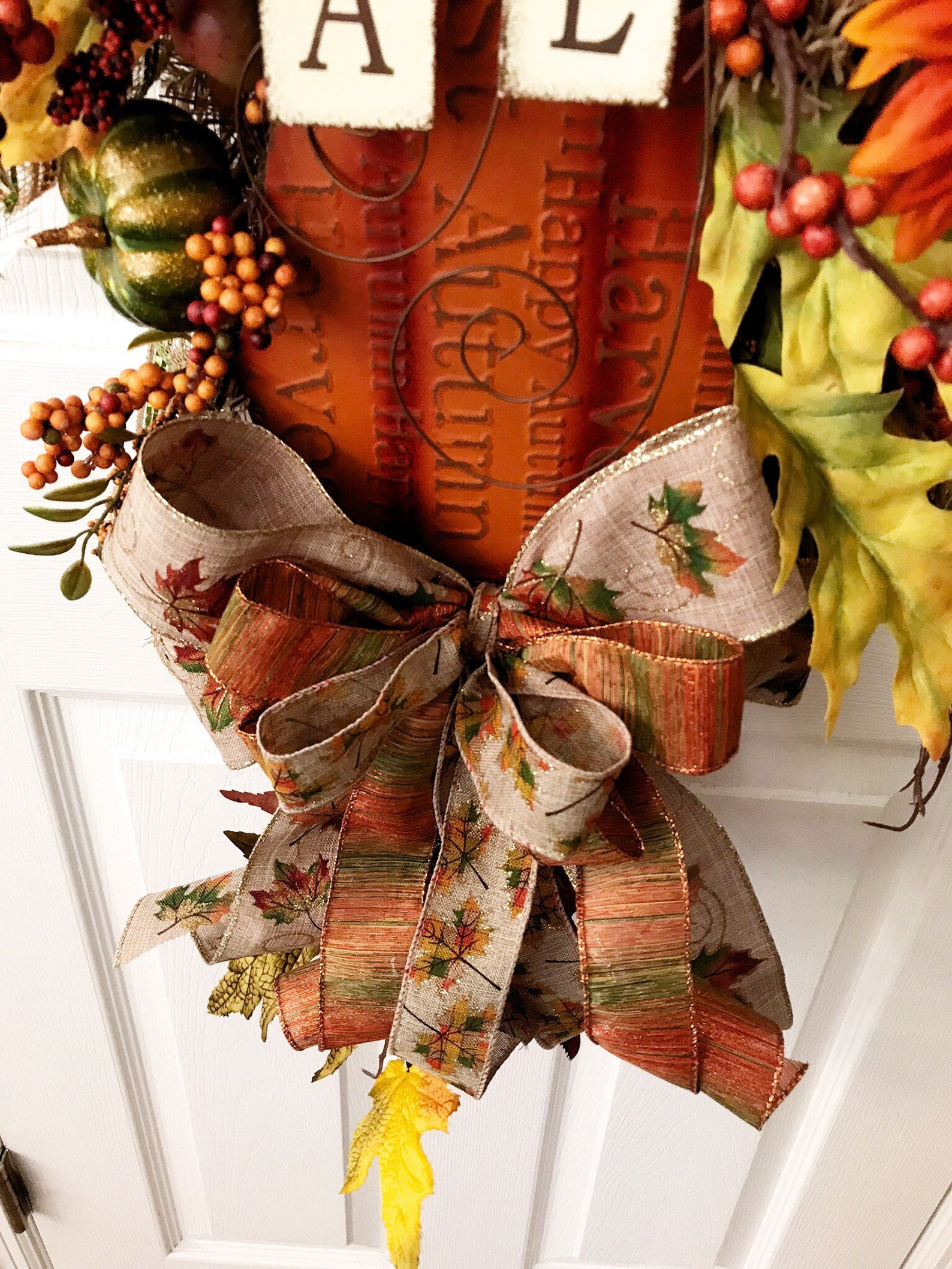Fall Swag Angel Swag Door Swag Wall Swag Fall Wreath Door | Etsy