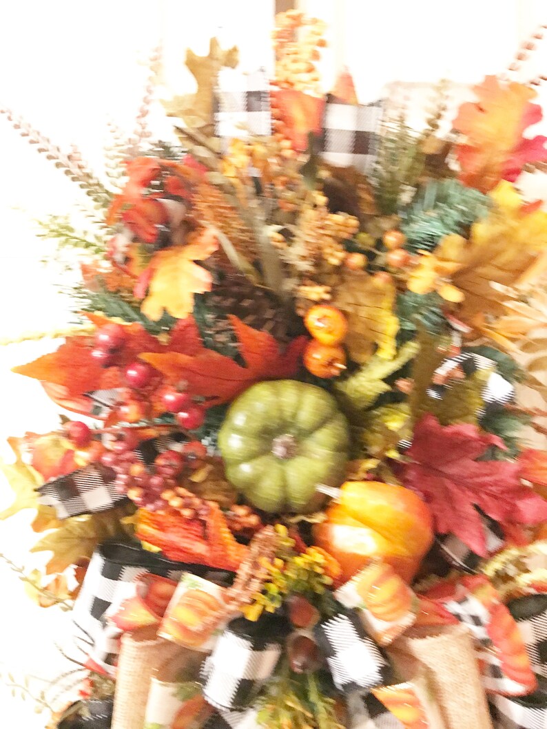 Fall Swag Autumn Swag Pumpkin Swag Harvest Swag Fall - Etsy