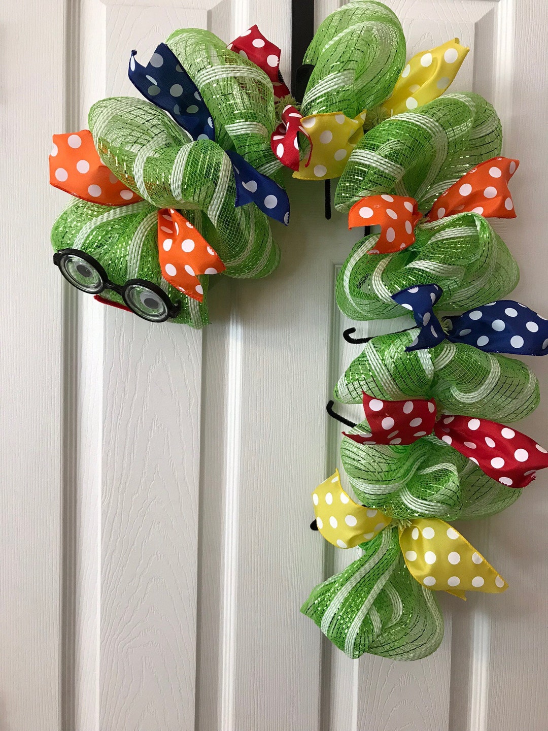 Back to School, Bookworm Wreath, Teacher Appreciation, Back to School ...