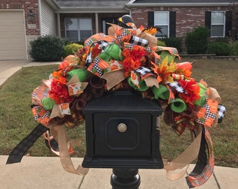 Fall Mailbox Swag - Etsy