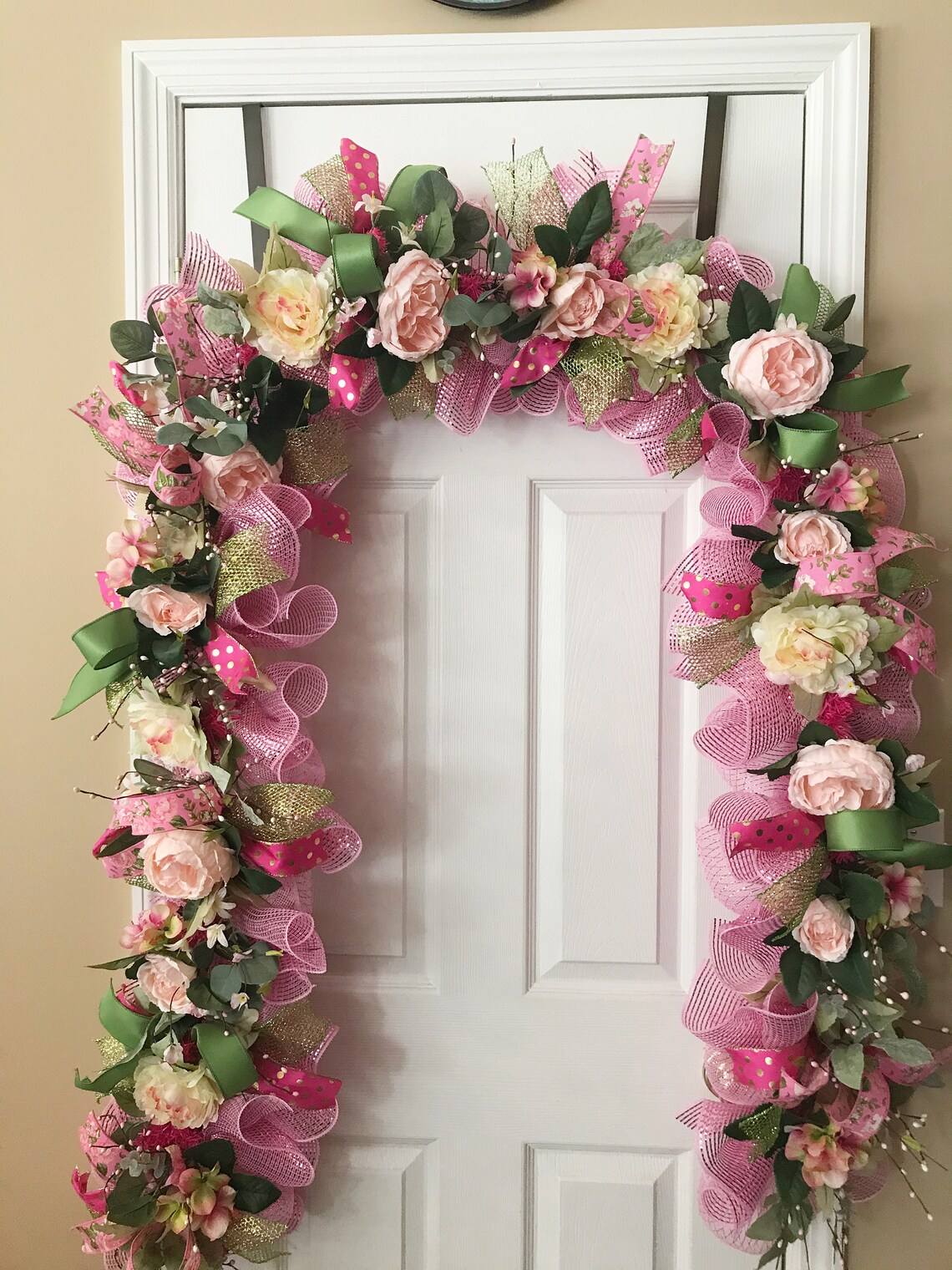 9 Foot Spring Garland Easter Garland Deco Mesh Garland - Etsy