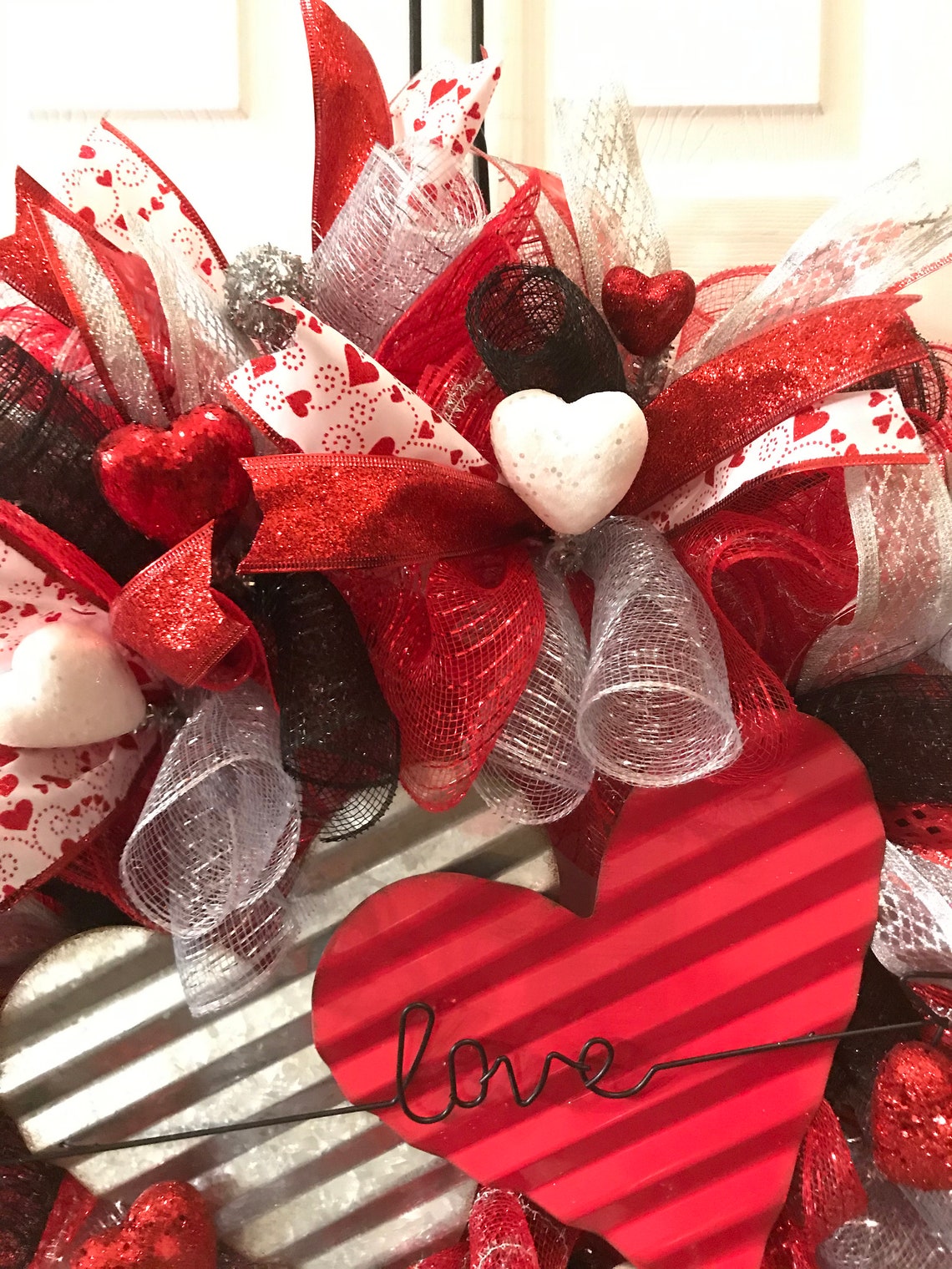 Corona de San Valentín Coronas de San Valentín Corona de - Etsy España