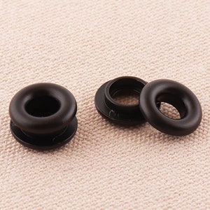 15mm Alloy Eyelets Metal Black Eyelet Grommet Screw Screwback Alloyed ...