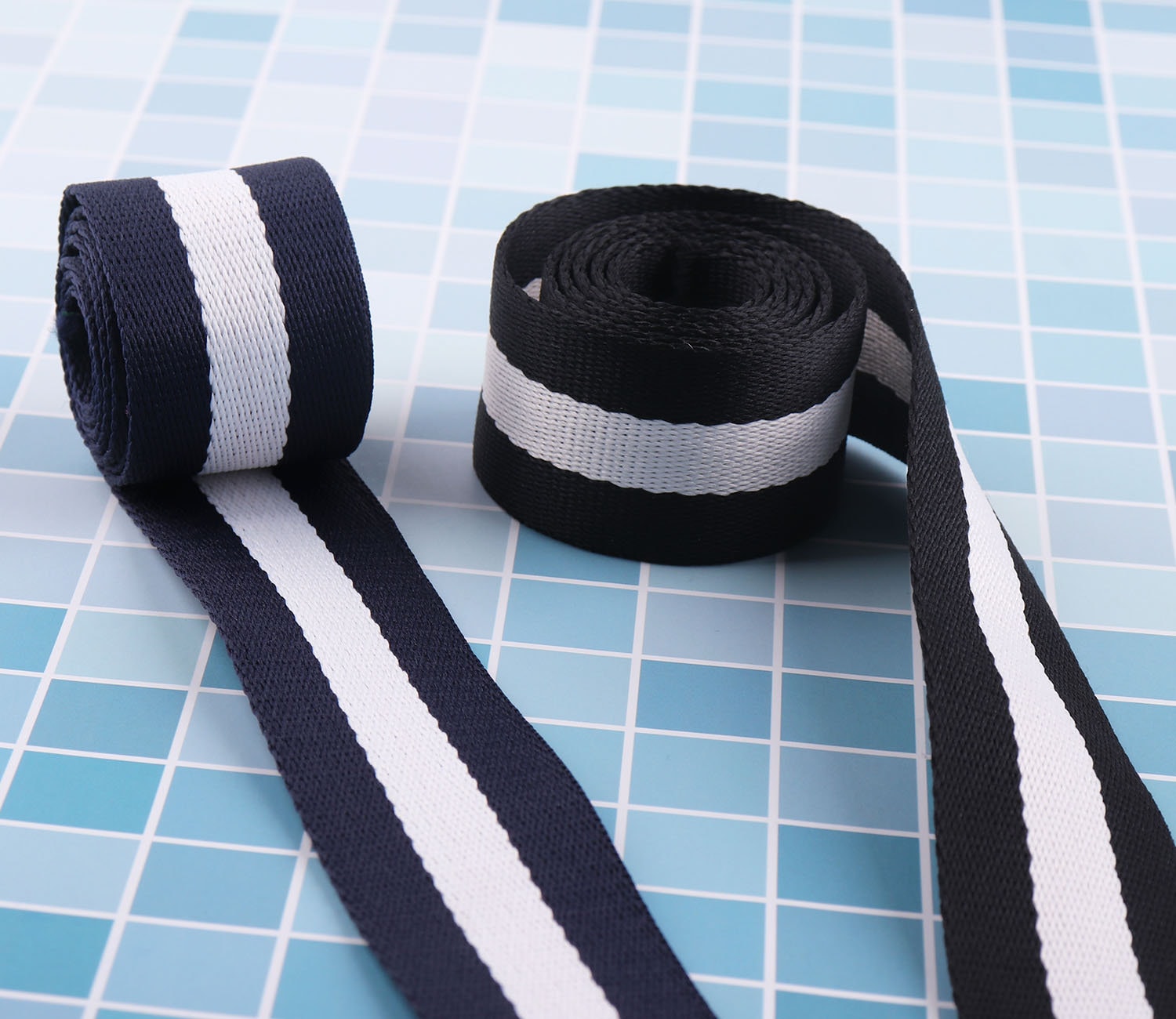 38mm Thick Webbing Soft Smooth Webbing with stripe pattern | Etsy