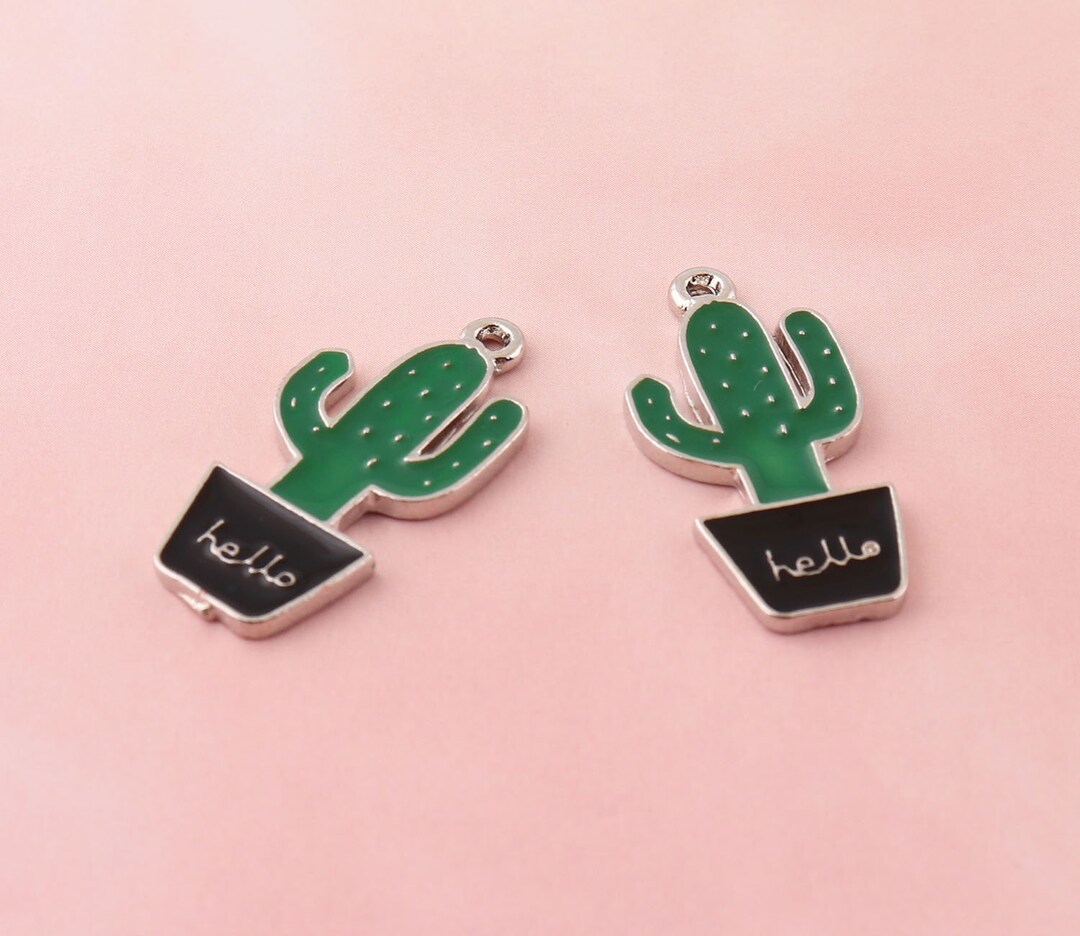 Plant Charm,beautiful Zip Puller,cactus Charms,bag Zip Puller,garment ...