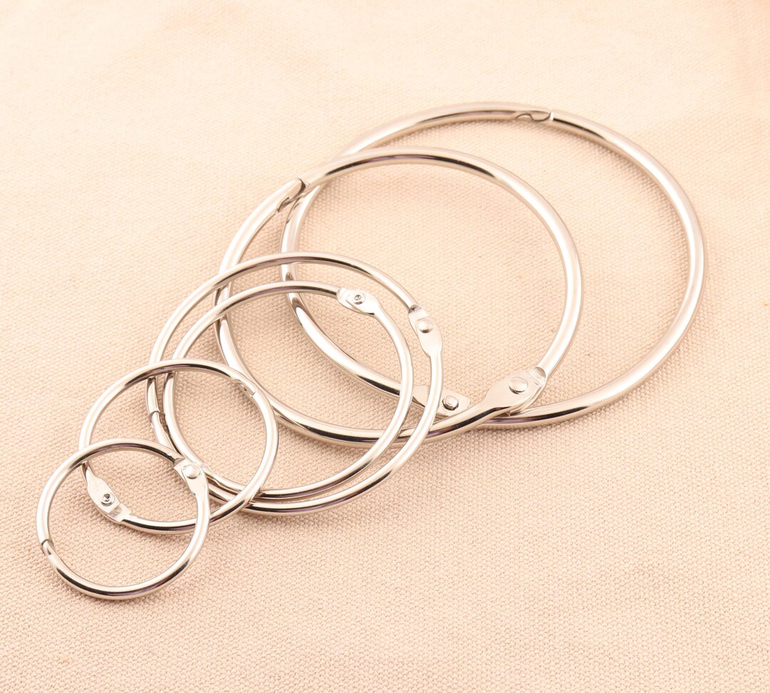 6pcs/lot Different Size Hinge Sleepers Hinged Hoop 38/43/56/69/83/97mm ...