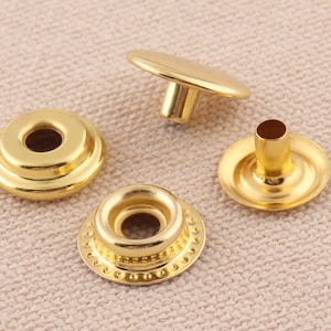 4 Parts Snaps Buttons Rose Gold /nickel/bronze/gold Color Press Buttons ...