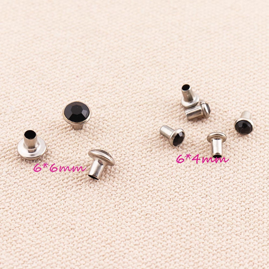 Tiny Rivets for Leather Craft ,black Studs for Leather Craft ,charm ...