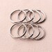 20pcs Silver Split Rings Key Rings Keychain Rings Split Rings Key Rings ...